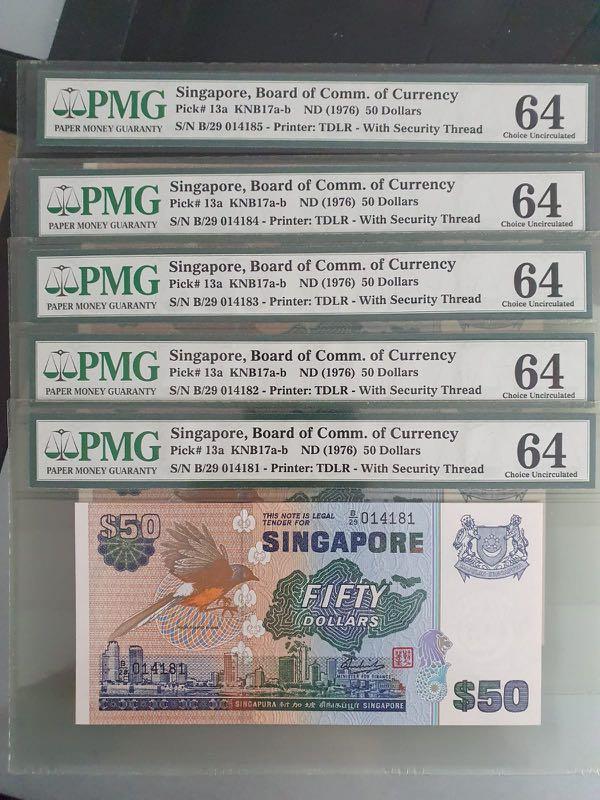 Singapore $50 collectible note, Hobbies & Toys, Memorabilia ...
