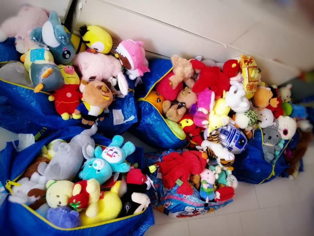 Soft toys from claw machines., Hobbies & Toys, Toys & Games on Carousell