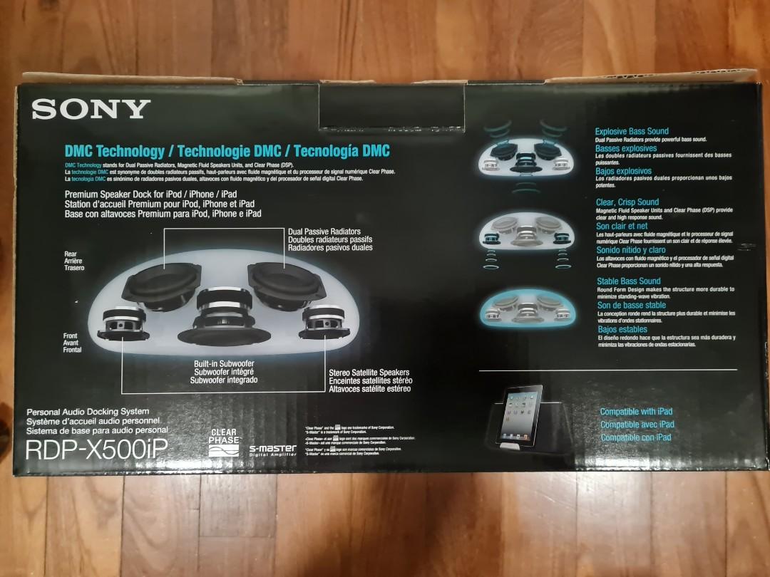 SONY RDP-X500iP Premium Speaker Dock, Audio, Soundbars, Speakers ...