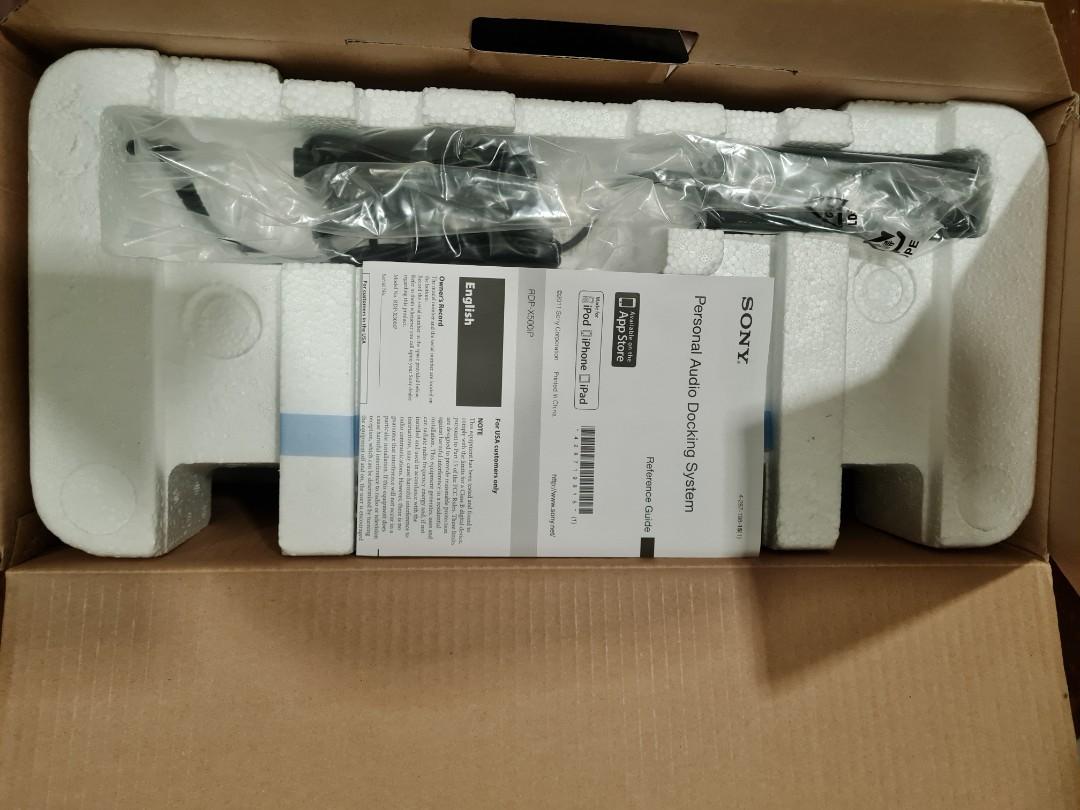 SONY RDP-X500iP Premium Speaker Dock, Audio, Soundbars, Speakers ...