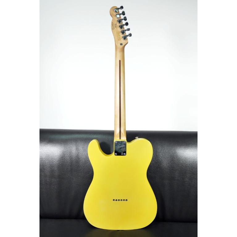 Squier by Fender Standard Fat Telecaster Yellow Electric Guitar Tele ...