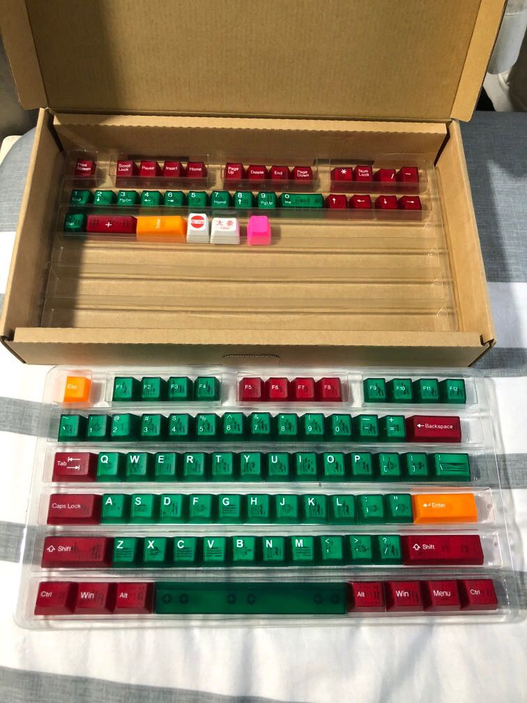 Tai Hao half translucent keycaps, Computers & Tech, Parts & Accessories ...