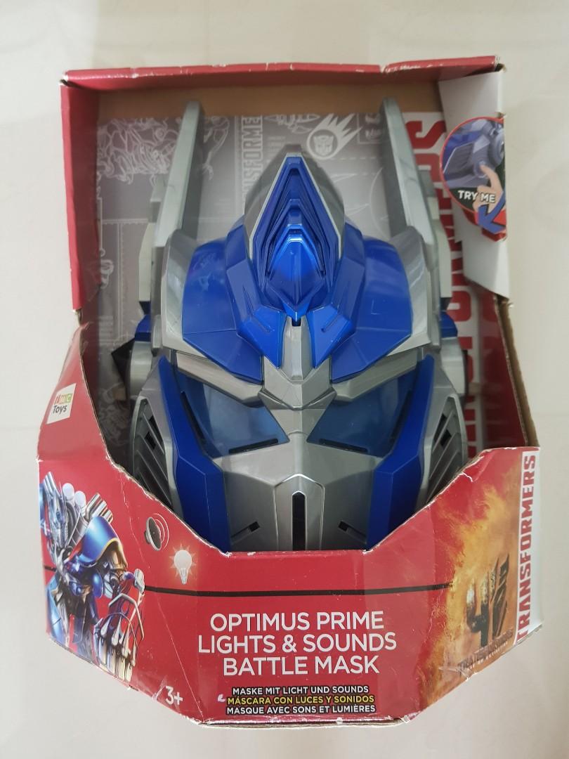 TF Optimus Prime Electronic Mask, Hobbies & Toys, Toys & Games on Carousell
