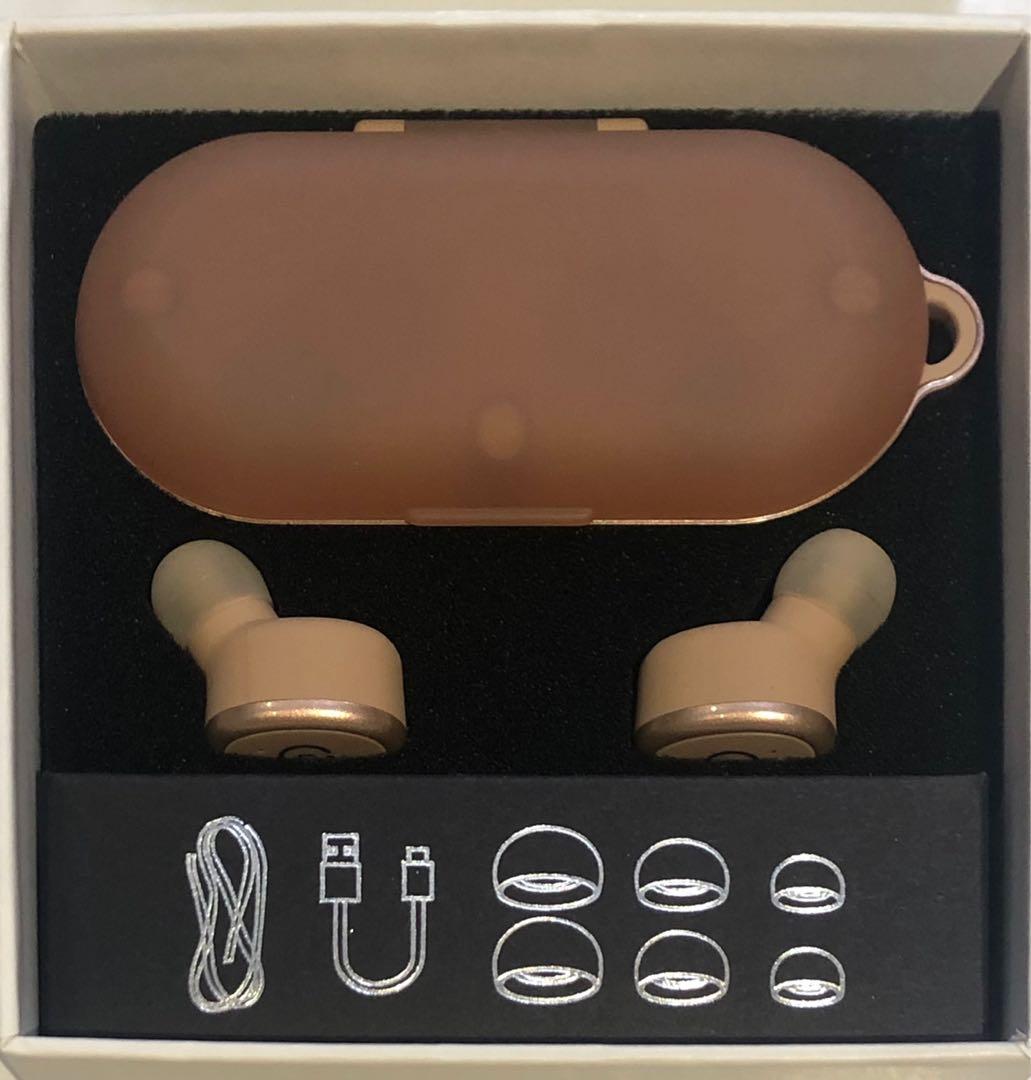 TOZO T10 Bluetooth 5.0 Wireless Earbuds with Wireless Charging Case IPX8 Waterproof Grey / Beige ...