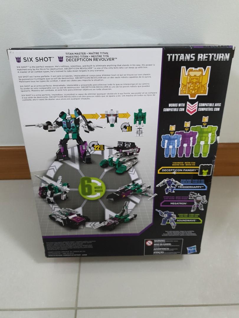 TRANSFORMER TITANS RETURN DECEPTICON REVOLVER SIX SHOT, Hobbies & Toys ...