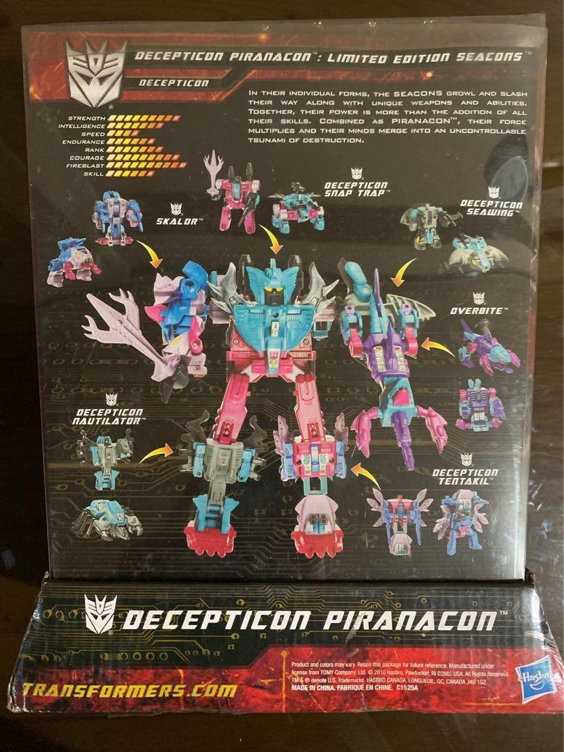 Transformers G1 Reissue Piranacon, Hobbies & Toys, Toys & Games on ...