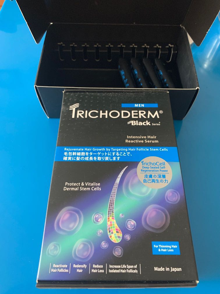 Trichoderm Men serum ~14 vials x 7ml each, Beauty & Personal Care, Hair ...