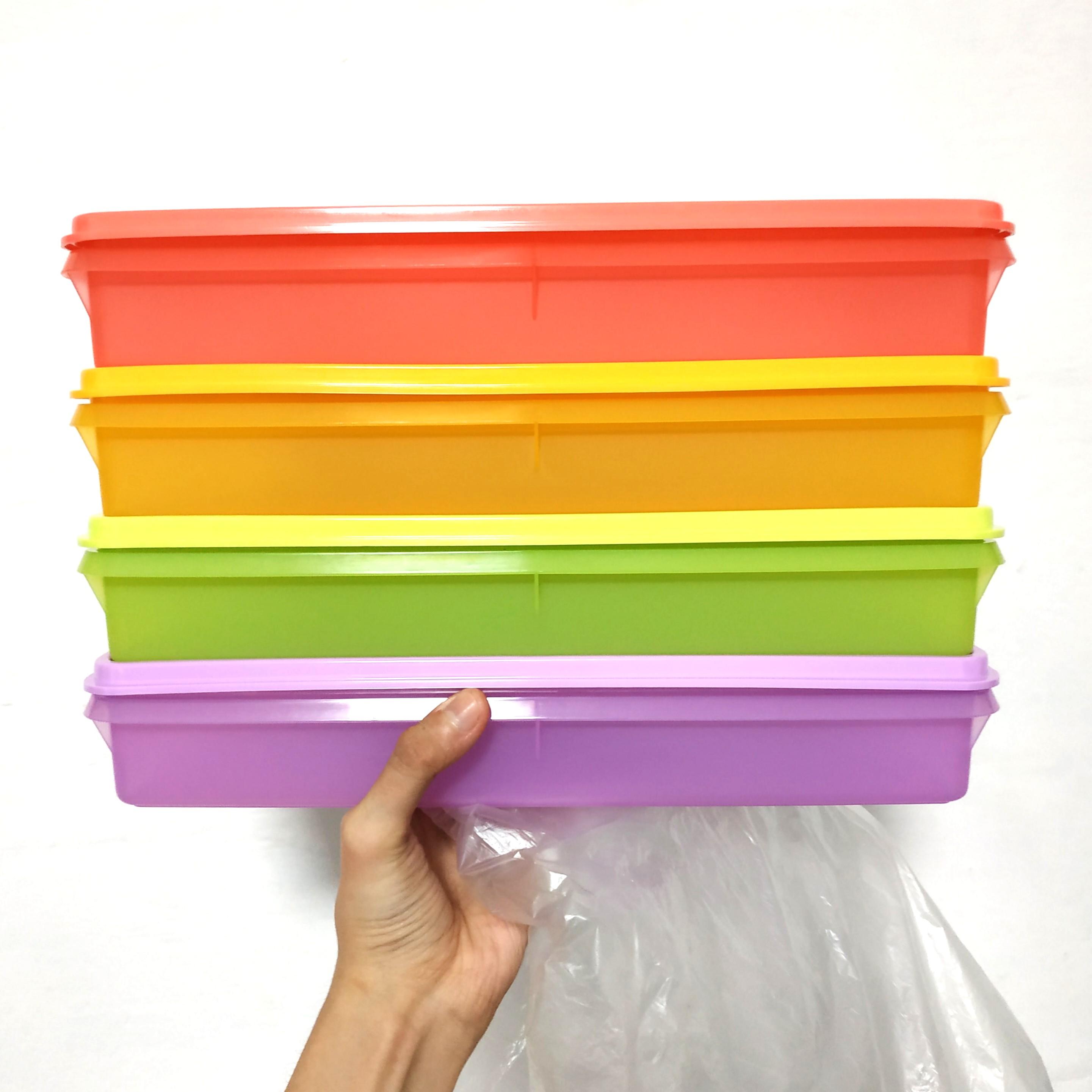 Tupperware 1.4L Slice and Stor Rectangular Container Set of 4 ...