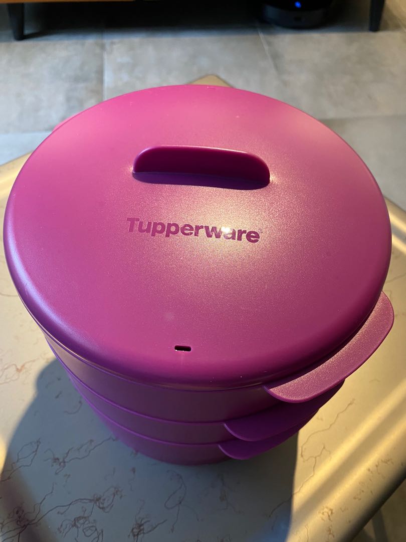 Tupperware Steamer 3 Tier, Furniture & Home Living, Kitchenware ...