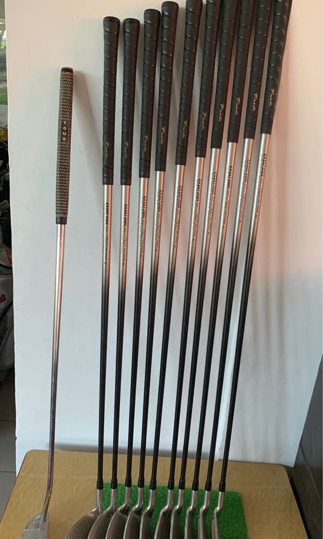 Used Golf Planner Titan Face Golf Mens Iron Set Free Scorpion Putter ...