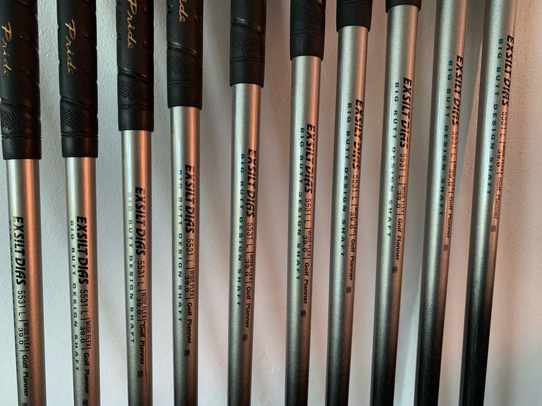 Used Golf Planner Titan Face Golf Mens Iron Set Free Scorpion Putter ...