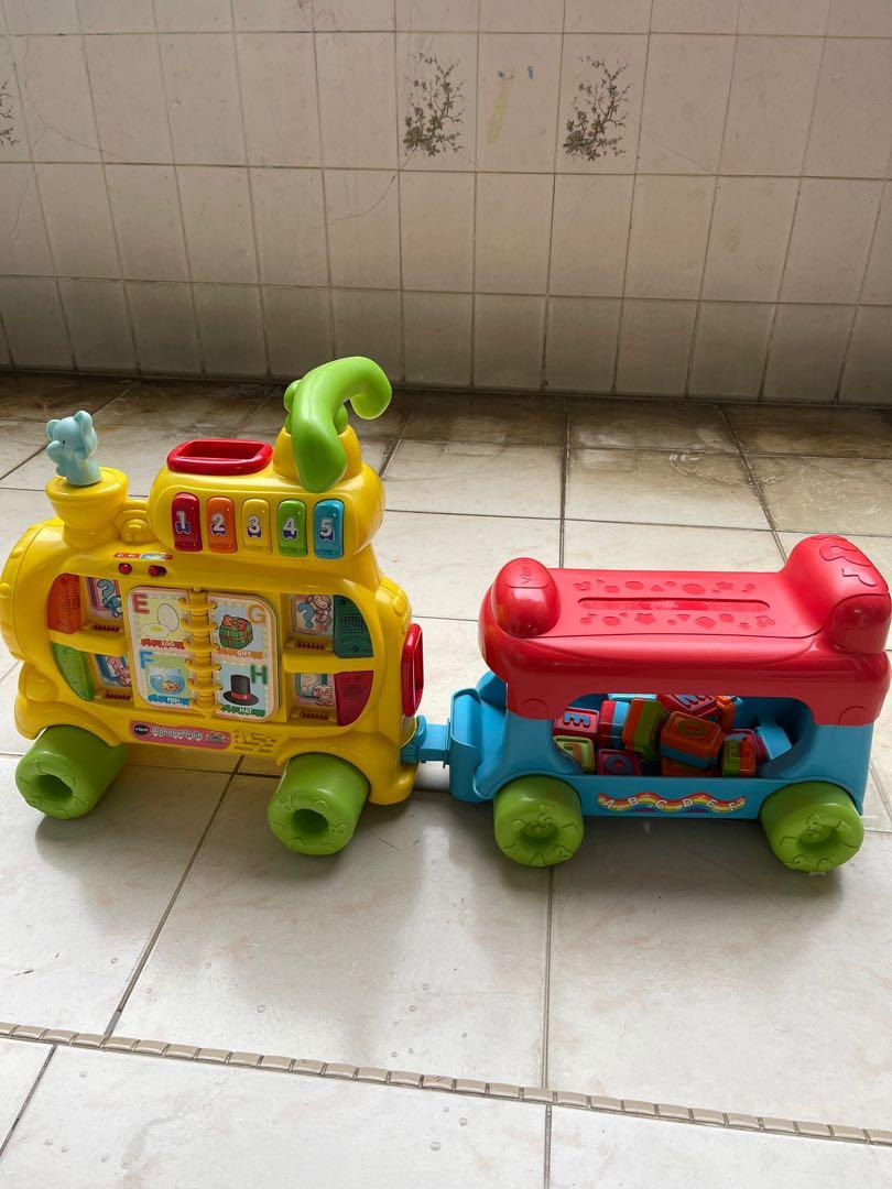 V Tech Push and Ride Alphabet Train, Babies & Kids, Toys & Walkers on ...