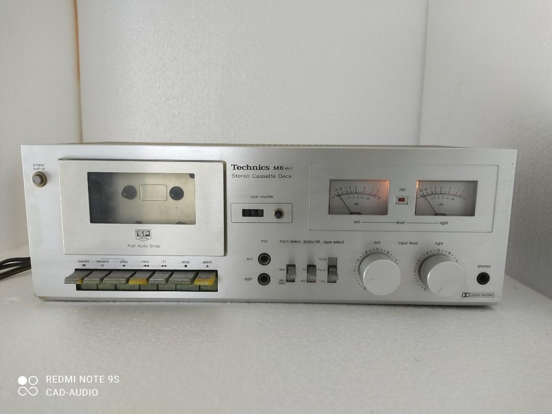 Vintage Technics M6 MKII Japan Stereo Single Cassette Deck, Audio ...