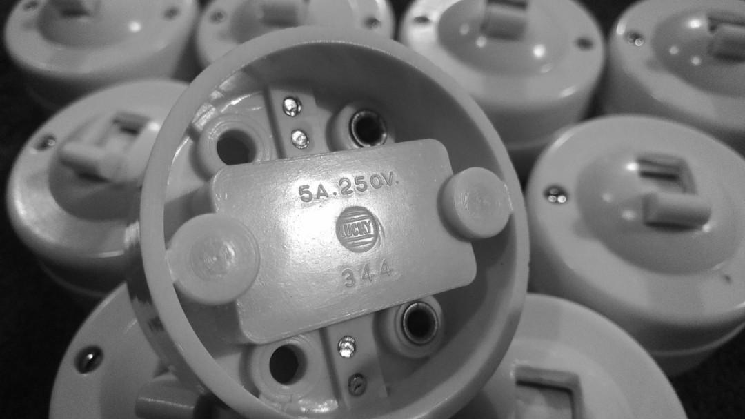 Vintage White Tumbler Switches set/Antique switch, Hobbies & Toys ...