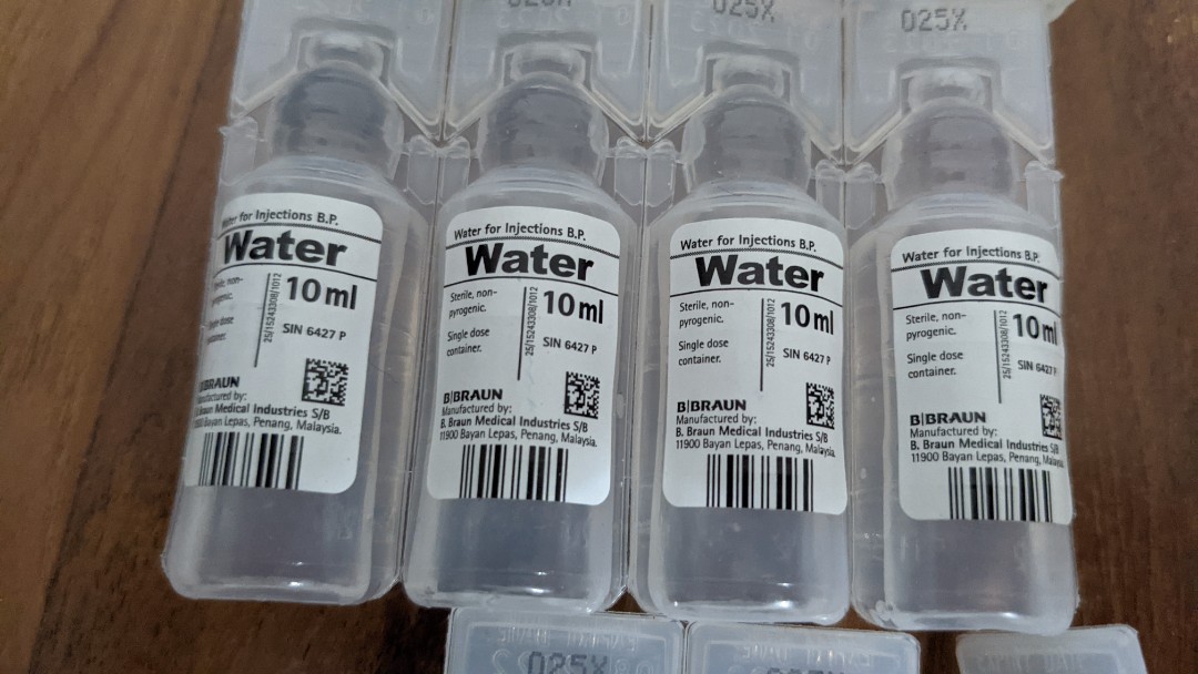 Water for injection, Everything Else on Carousell