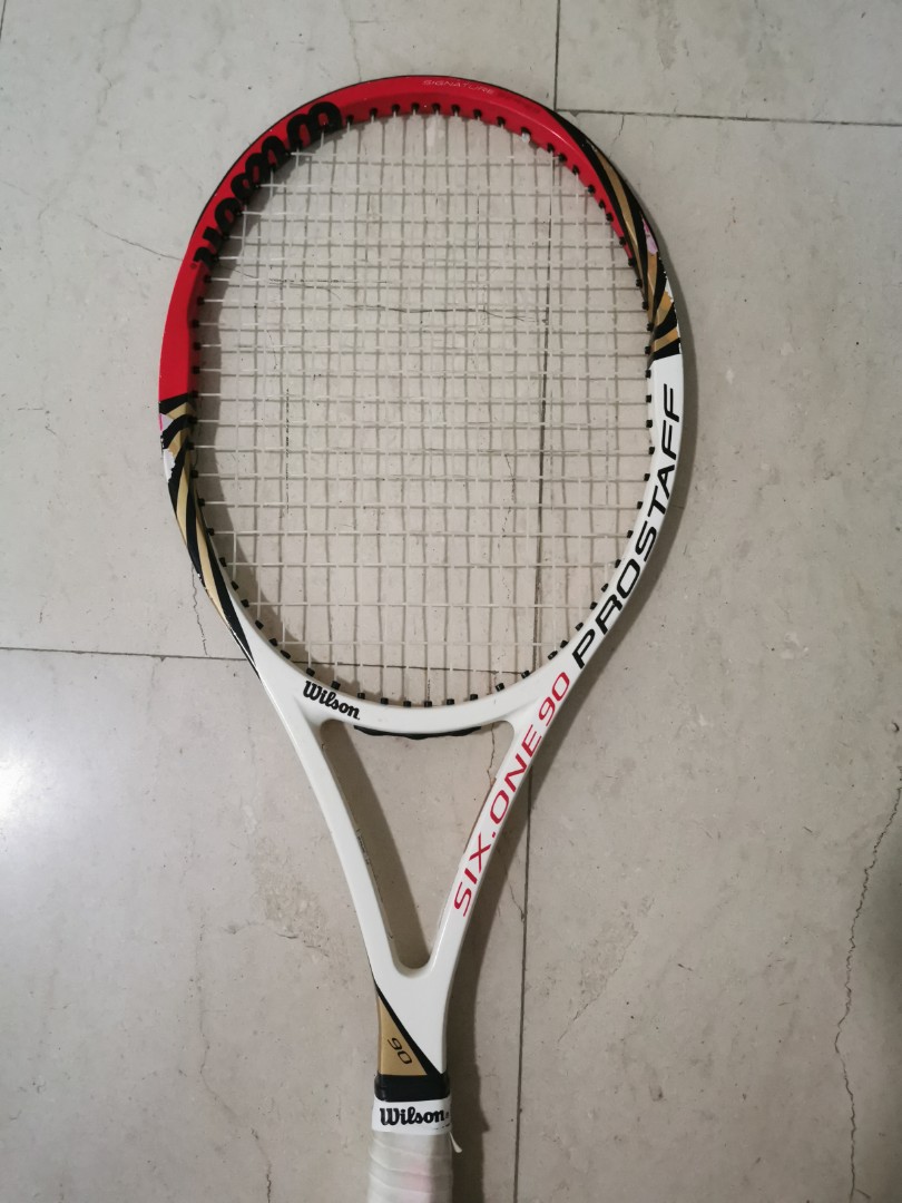 Wilson Pro Staff 90, Sports Equipment, Sports & Games, Racket & Ball ...