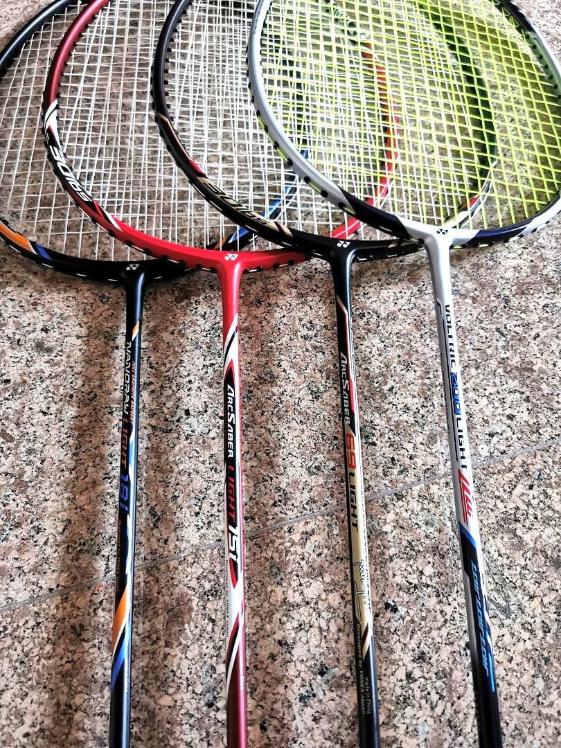 Yonex Nanoray ArcSaber Voltric LCW Nanoflare Nanospeed Astrox Badminton ...