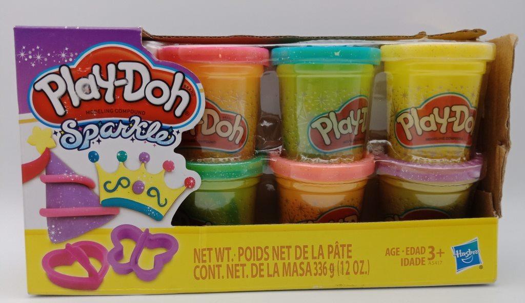 6 Tubs Sparkle Compound Collection Play Doh Hasbro Multi Color 2 ...