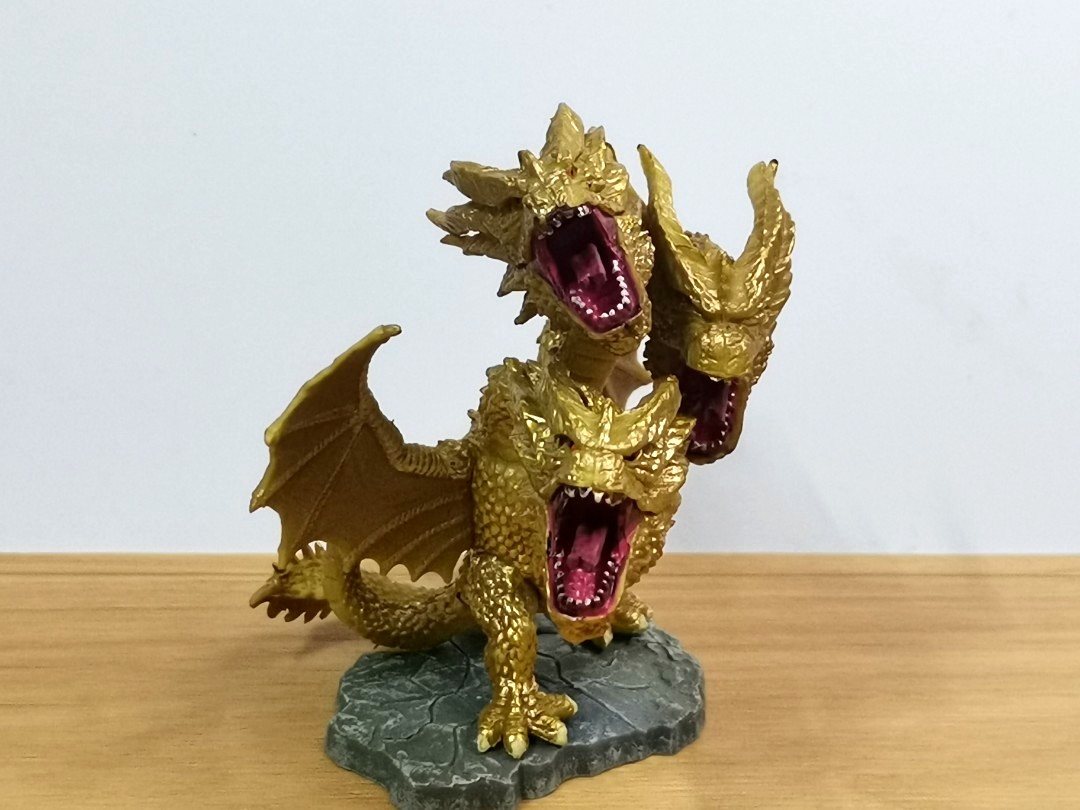 絕版 基多拉 黃金三頭龍 怪獸仔 哥斯拉 超人 日本 monster Hunter figure ultraman godzilla, 興趣及 ...