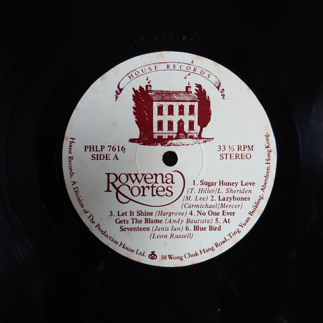 露雲娜 Rowena Cortes 黑膠唱片, 興趣及遊戲, 音樂樂器 & 配件, 音樂與媒體 - 黑膠碟 - Carousell