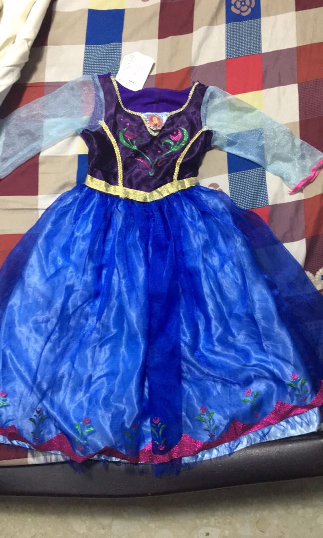 Ana Dress from the movie FROZEN, Babies & Kids, Babies & Kids Fashion ...