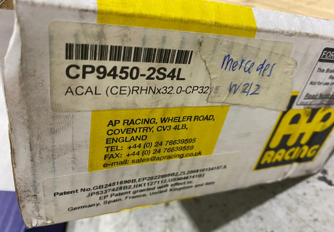 ORIGINAL AP RACING PRO 5000R 4 POT CP9450, Car Accessories, Accessories ...
