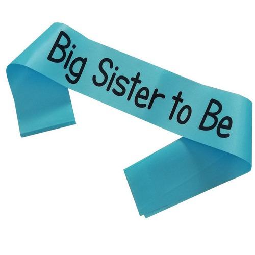 Baby Shower Decorations Sash for Big Sister Brother Auntie Uncle to be ...