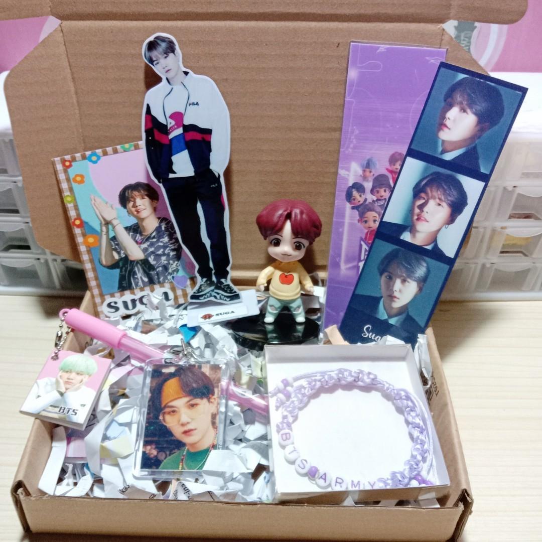BTS SUGA Fanmade kit/Kpop Merch Bundle, Hobbies & Toys, Memorabilia ...