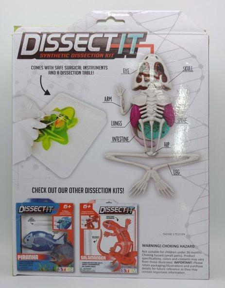 Dissect-It Frog Simulated Synthetic Lab Dissection Top Secret Toys STEM ...