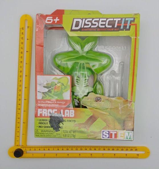 Dissect-It Frog Simulated Synthetic Lab Dissection Top Secret Toys STEM ...