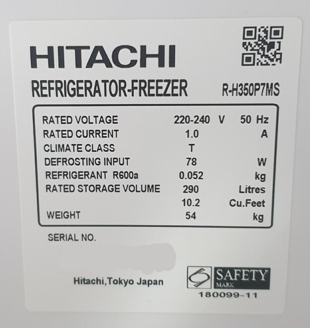 Hitachi 2 Door Fridge, TV & Home Appliances, Kitchen Appliances ...