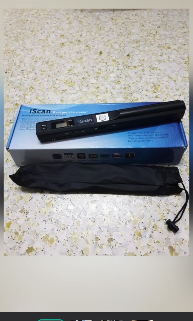 iScan Portable Scanner, Computers & Tech, Printers, Scanners & Copiers ...