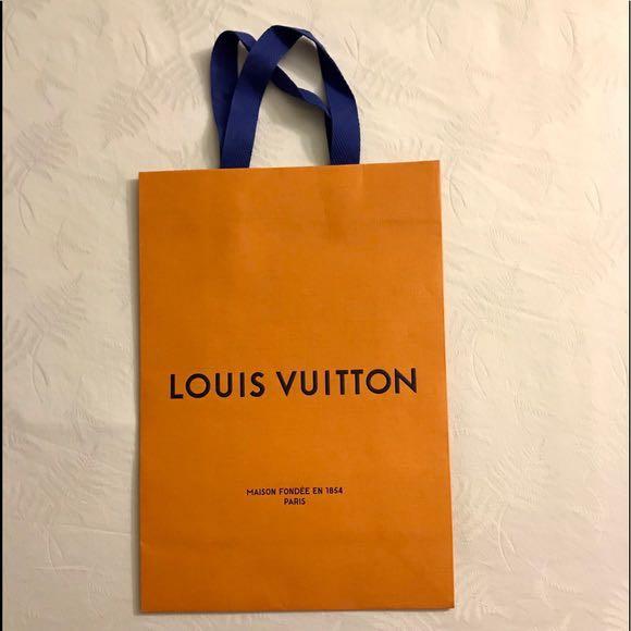 Lv paper bag, Luxury, Bags & Wallets on Carousell