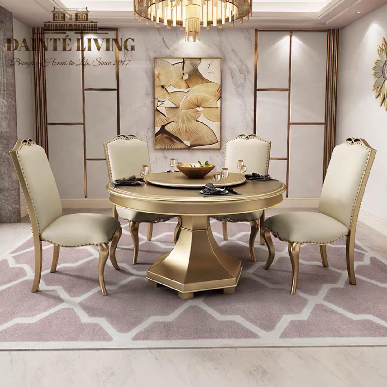 SEMBLANCE French Round Dining Table Set | Bespoke, Furniture & Home ...