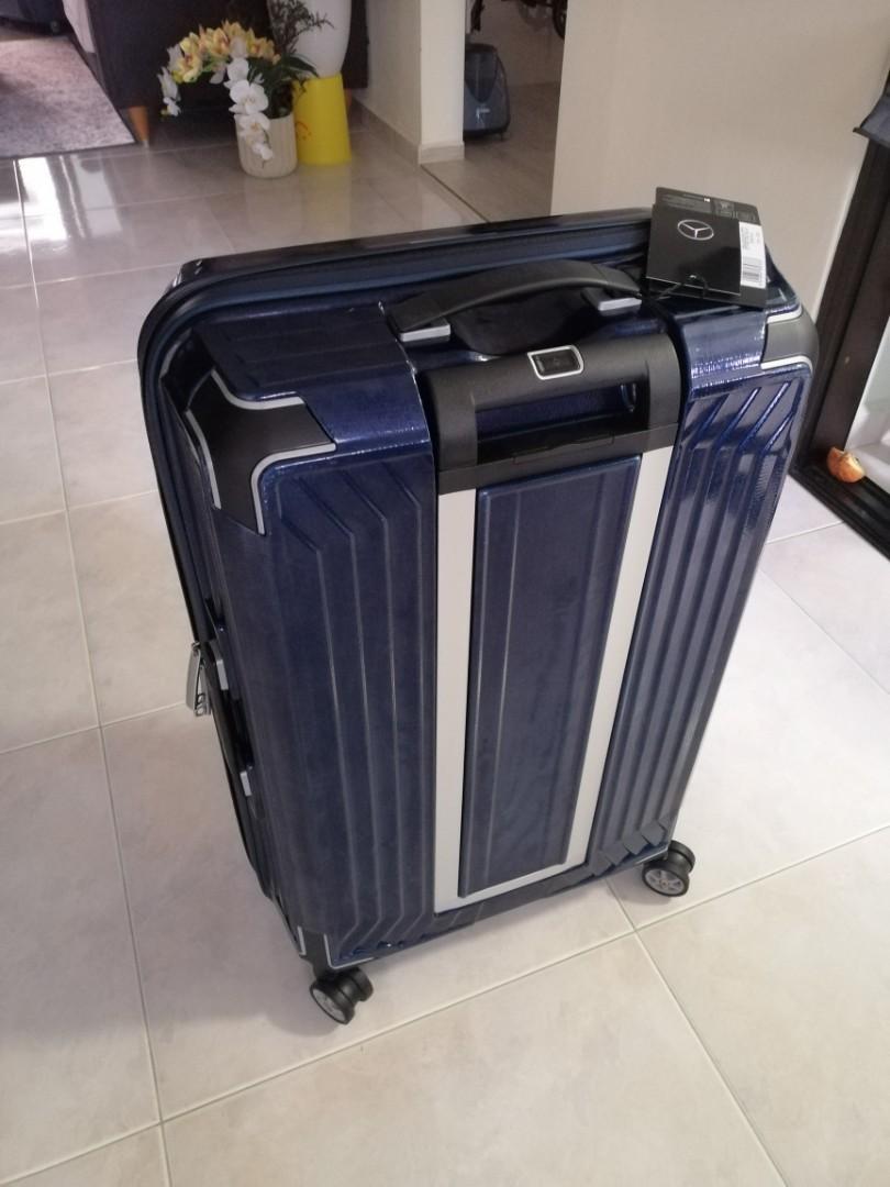 mercedes Benz samsonite suitcase (Spinner 75), Hobbies & Toys, Travel ...