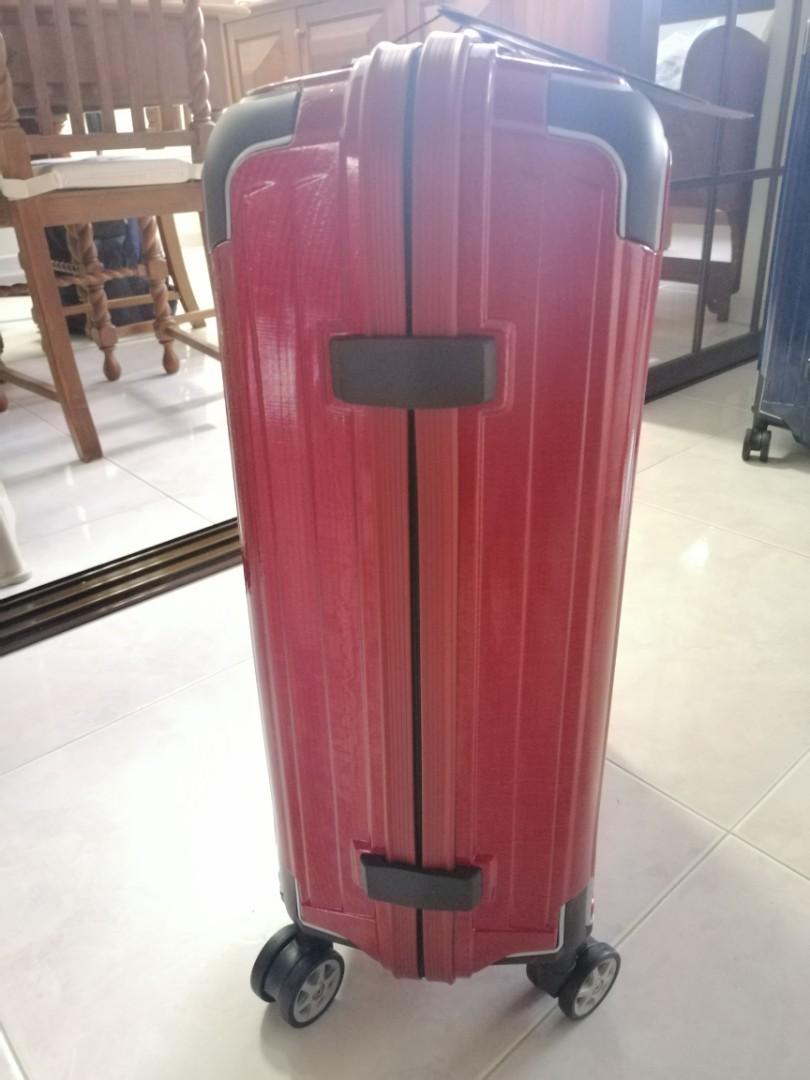 mercedes Benz samsonite suitcase (Spinner 55) red, Hobbies & Toys ...
