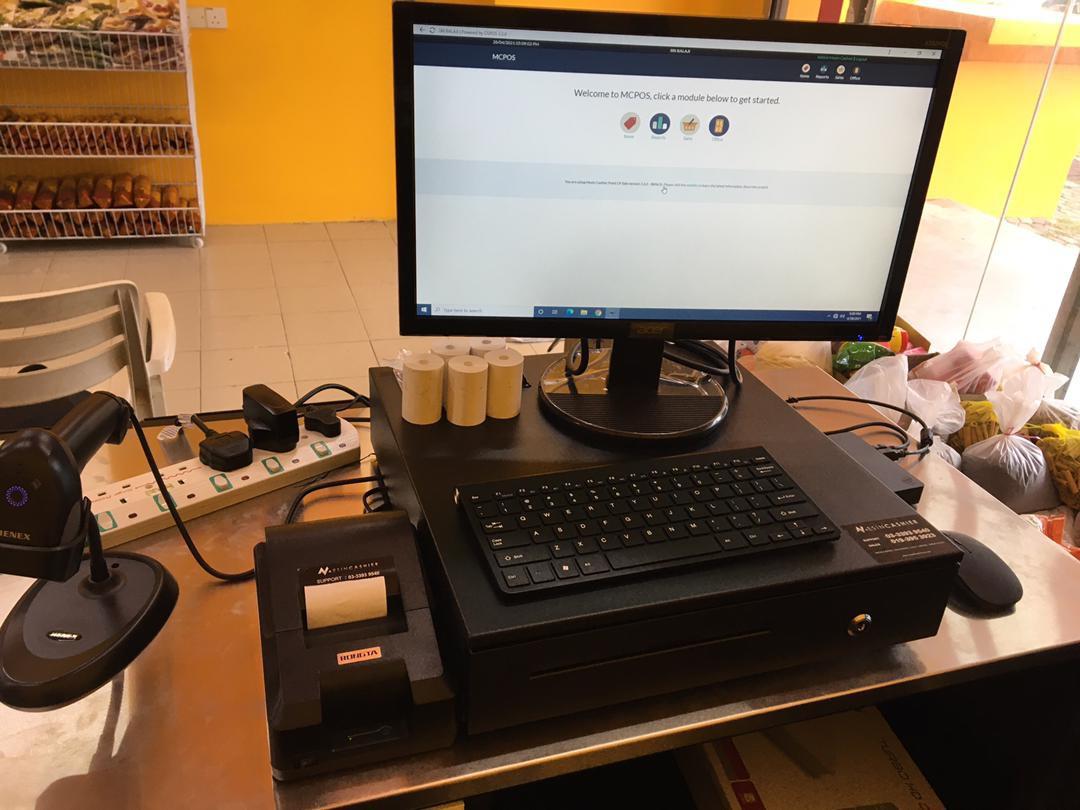 Mesin Cashier Pos System Mesin Kaunter E-POS Runcit, Computers & Tech ...