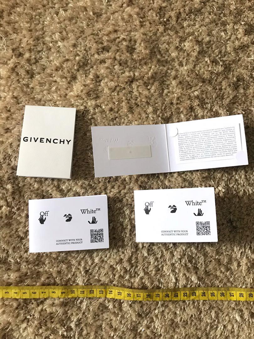 off white card label tag off white asli book card off white booklet ...