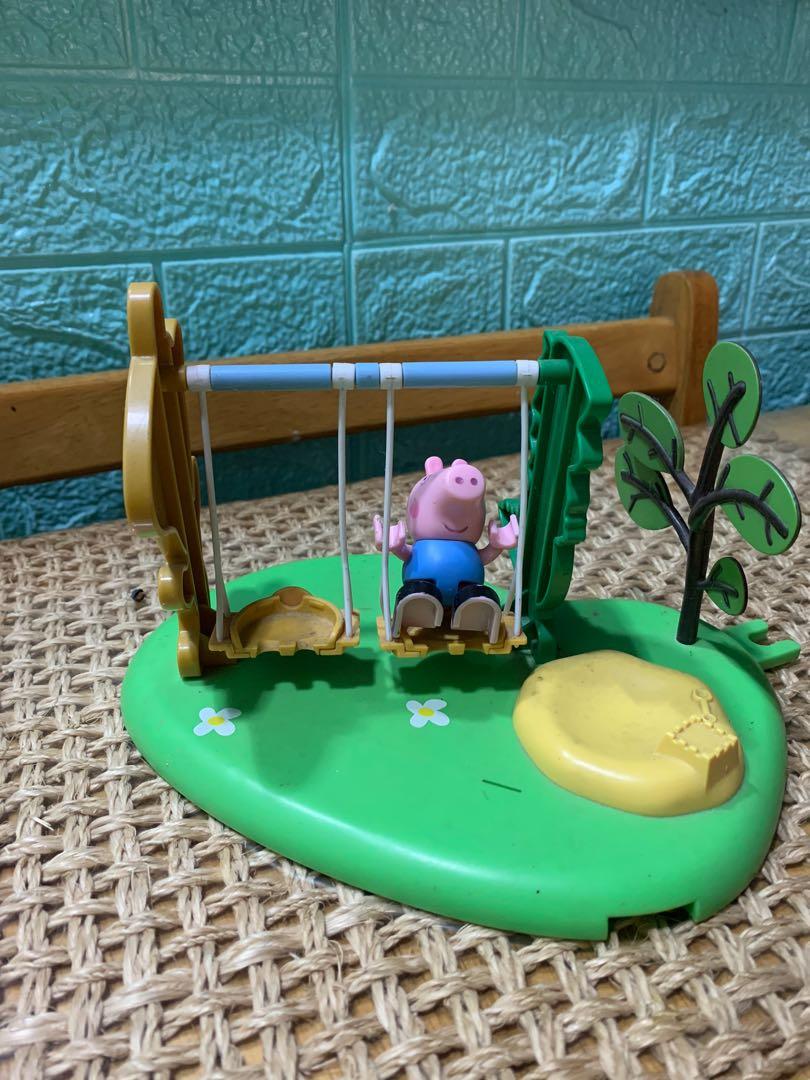 Peppa pig swing with jorge, Hobbies & Toys, Toys & Games on Carousell