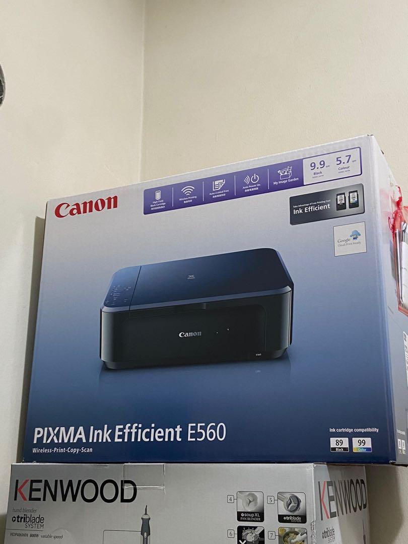 pixma ink efficient E560 printer, Computers & Tech, Printers, Scanners ...
