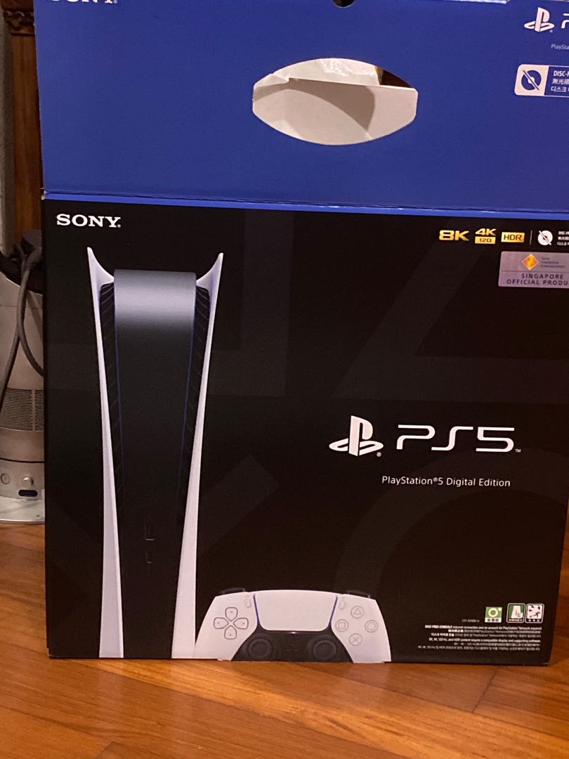 Ps5 digital box, Video Gaming, Gaming Accessories, Controllers on Carousell