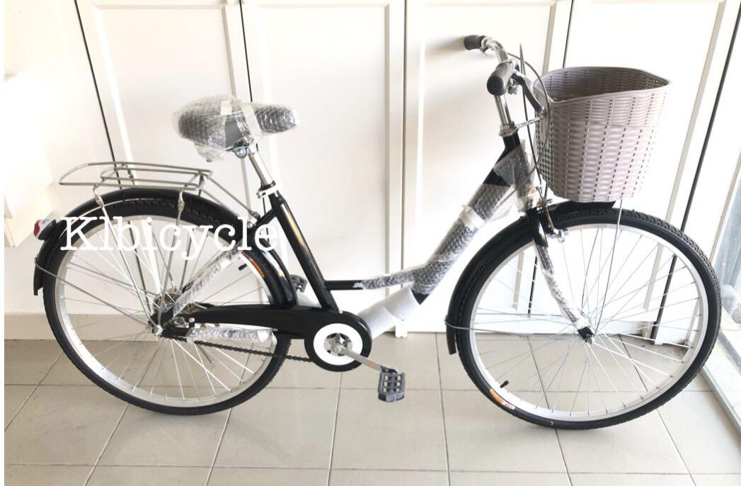 (99%Assembled)26er classic bike with basket city bike Japan Bicycle ...