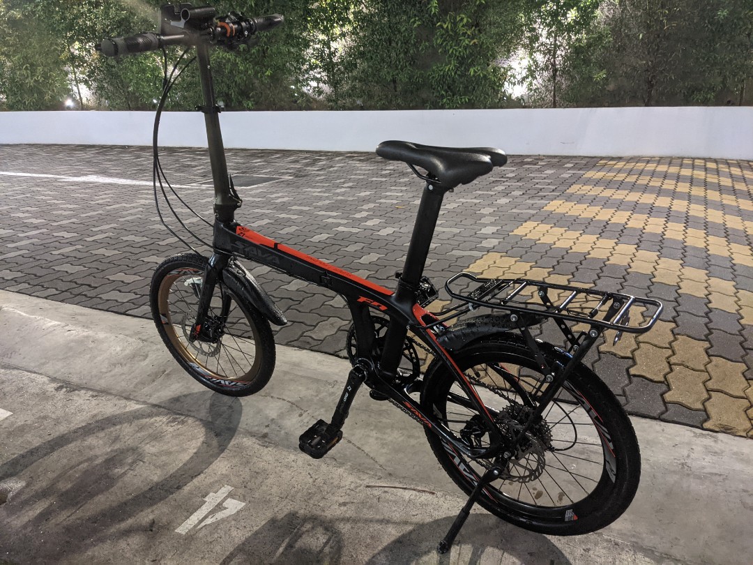 Sava Z1 Shimano Sora 9 Speed Carbon Folding Bike, Sports Equipment ...
