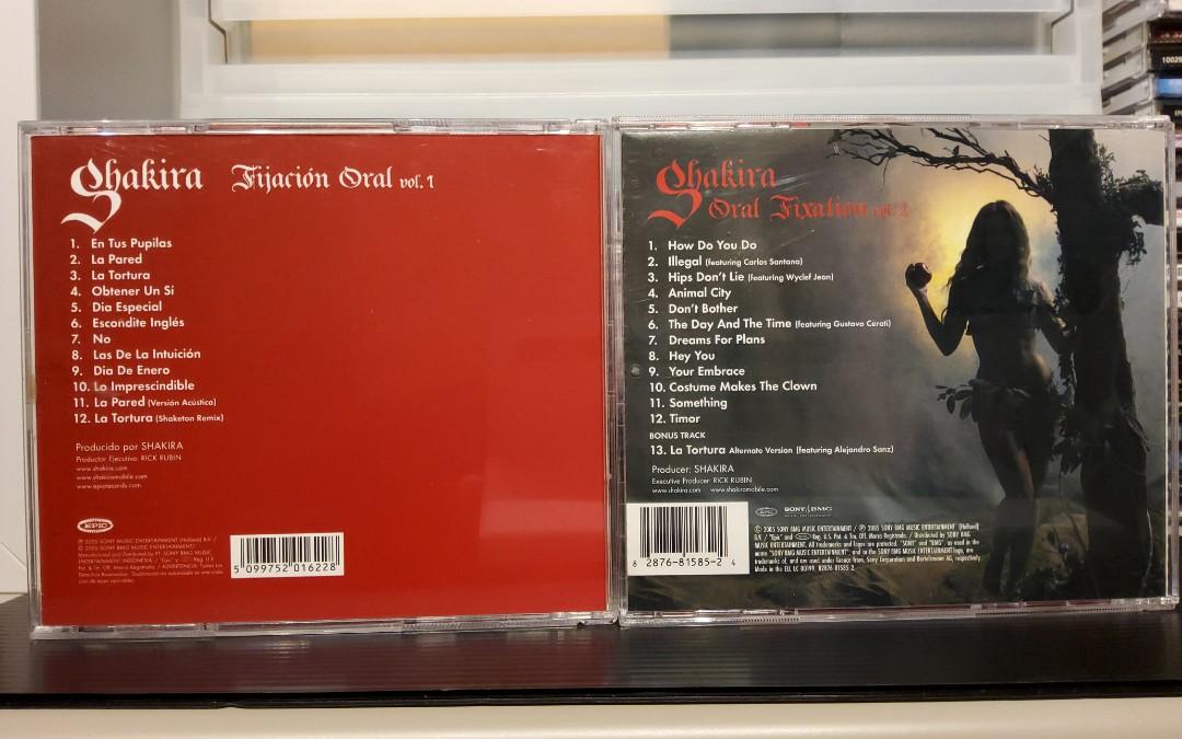 Shakira Fijación Oral Vol. 1 & Oral Fixation Vol. 2 Music CD Audiophile ...
