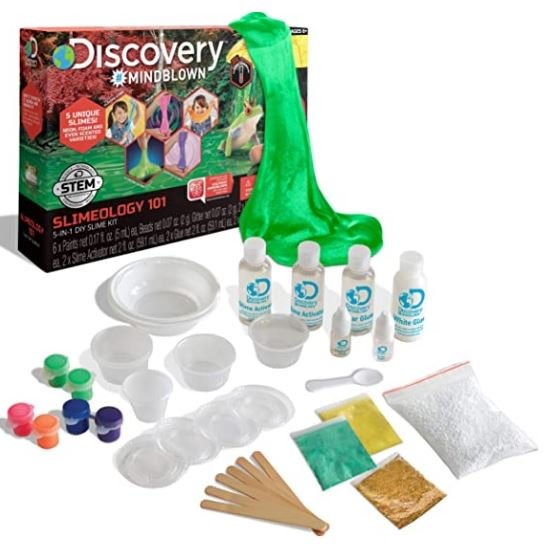 Slimeology 101 DIY 5-in-1 DIY Slime Kit Discovery Mindblown STEM DIY ...