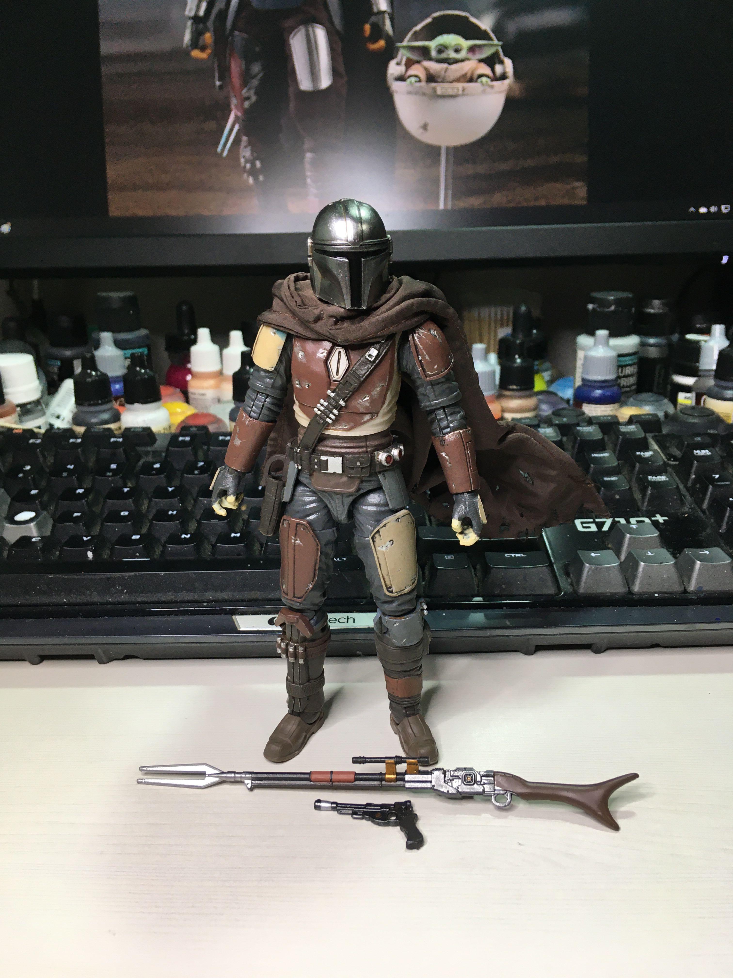 Star Wars Black Series Mandalorian [Custom], Hobbies & Toys, Toys ...