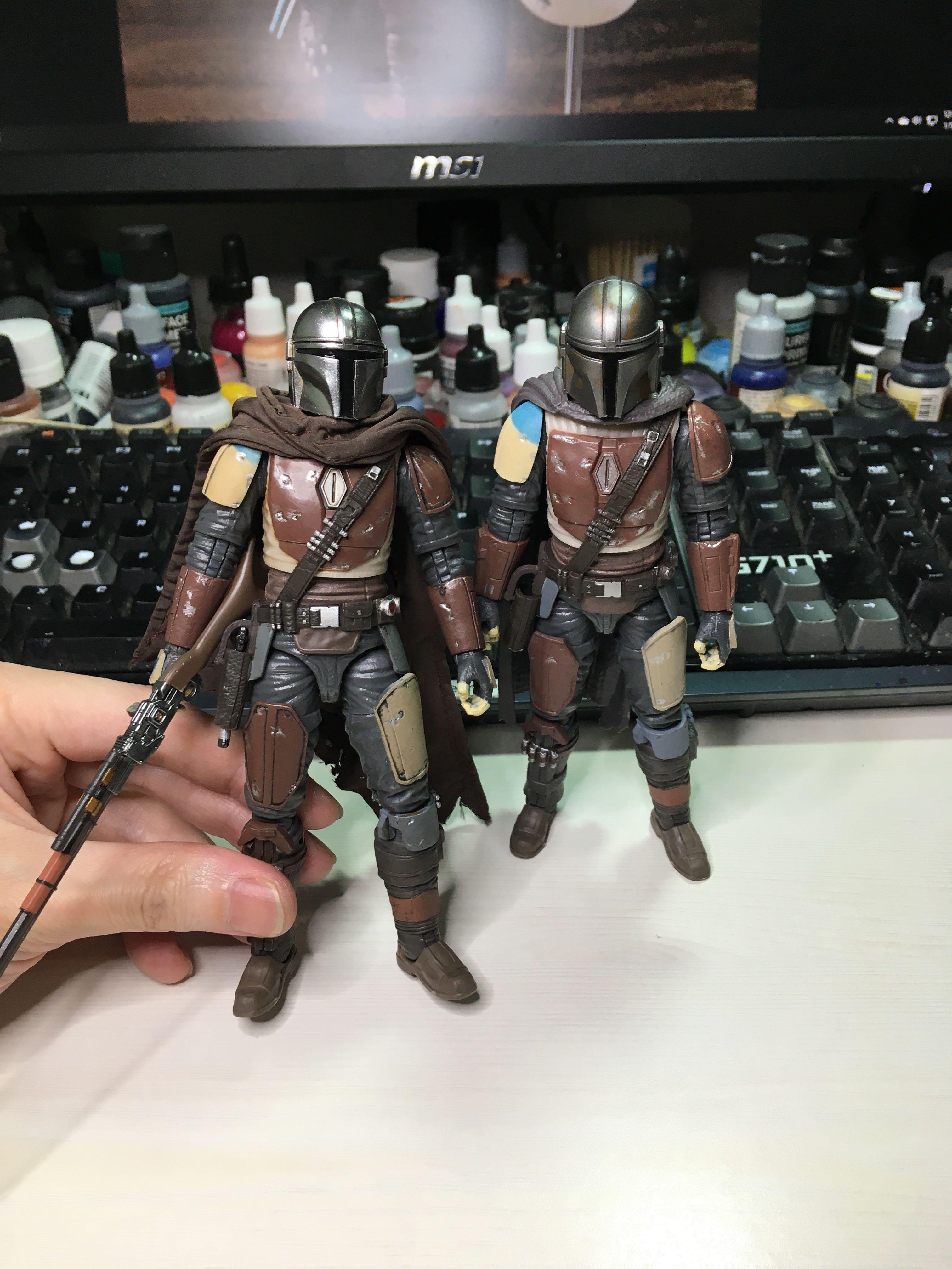 Star Wars Black Series Mandalorian [Custom], Hobbies & Toys, Toys ...