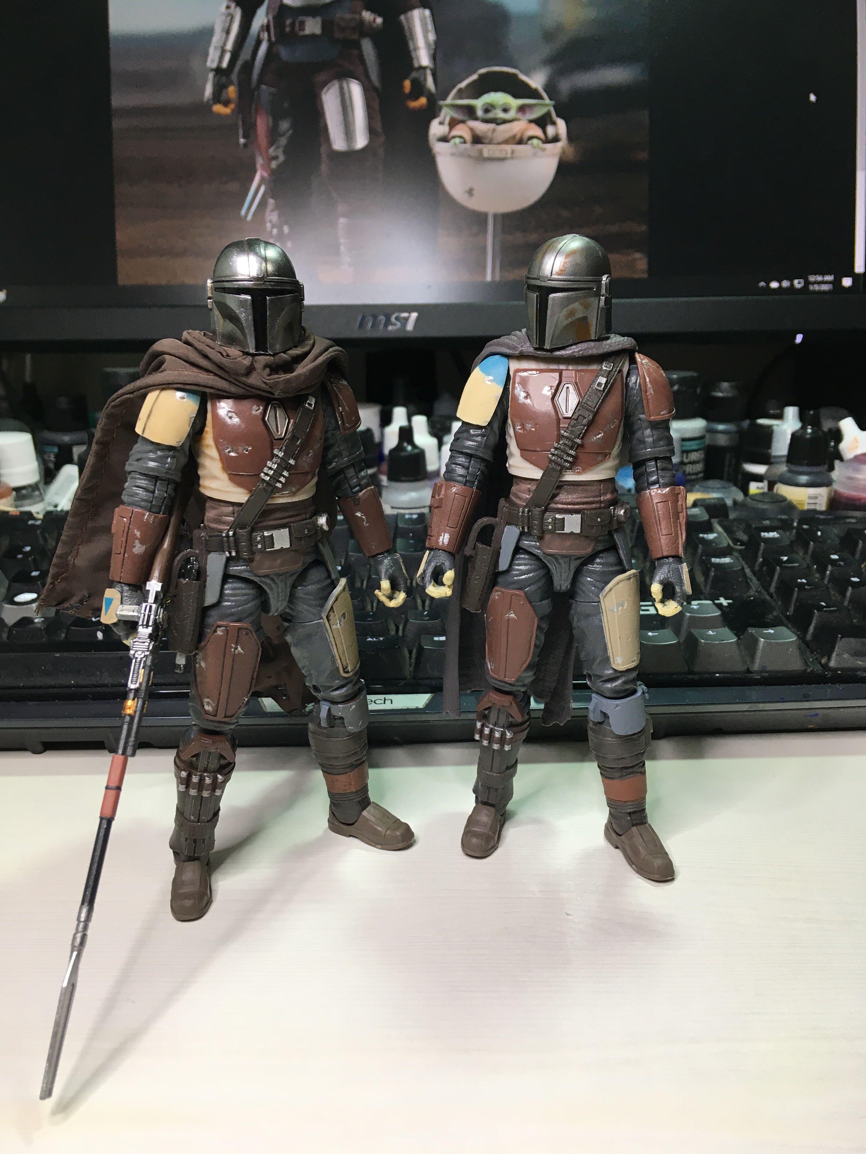 Star Wars Black Series Mandalorian [Custom], Hobbies & Toys, Toys ...