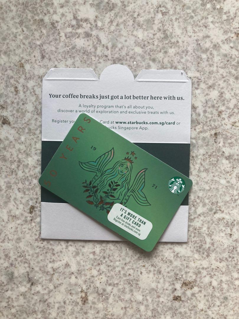 Starbucks 50 year limited edition gift card, Hobbies & Toys ...