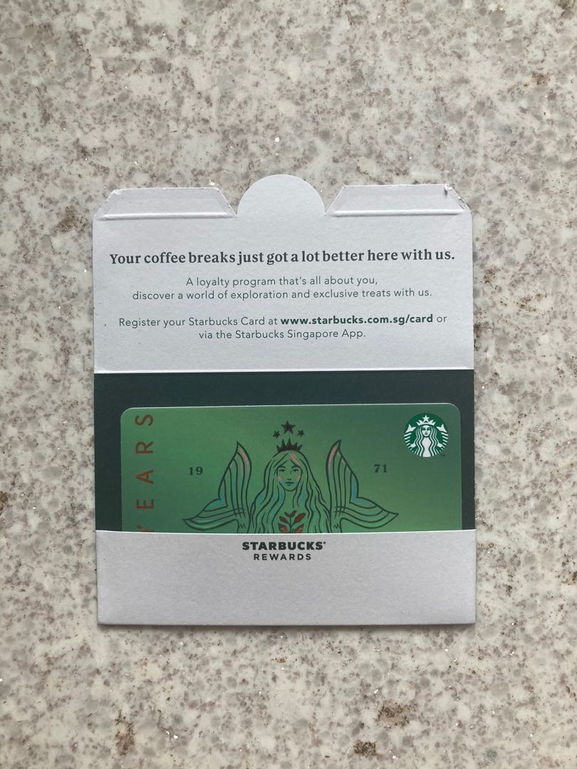 Starbucks 50 year limited edition gift card, Hobbies & Toys ...